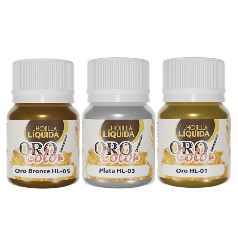 Hojilla Líquida Orocolor 30ml – Solo Graffic